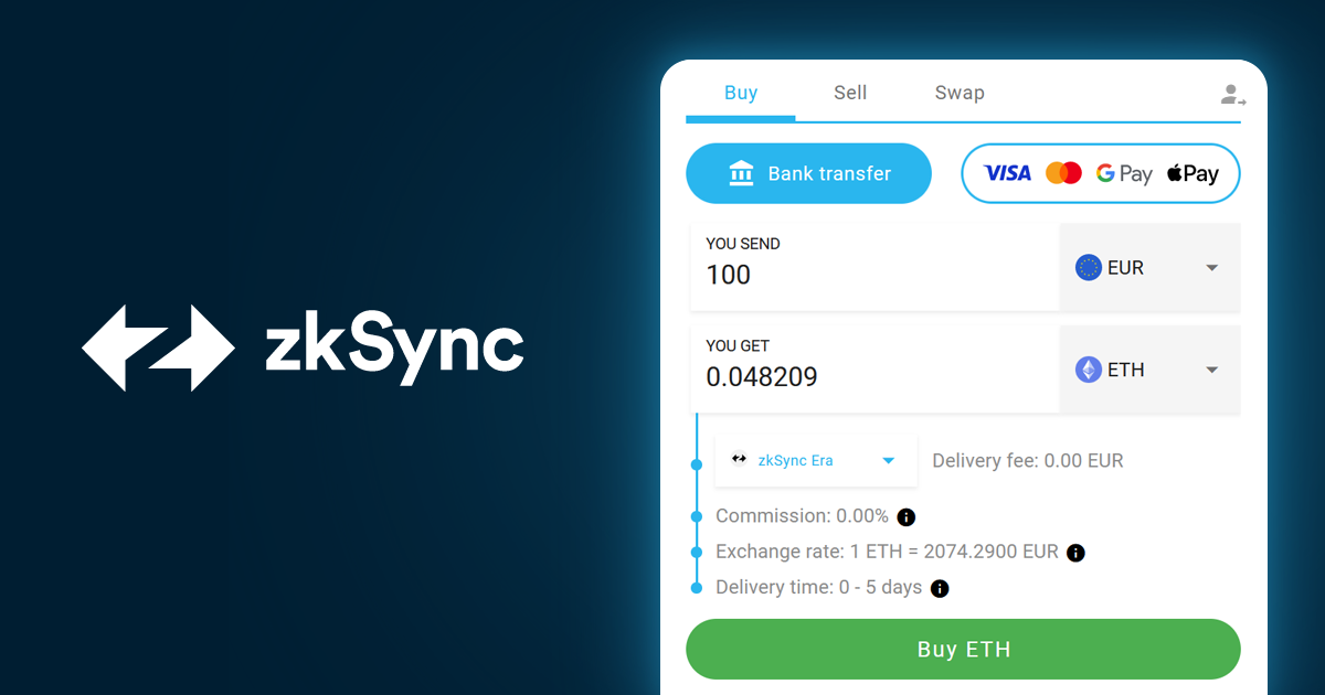 The ultimate on & off ramp for zkSync Era The ultimate on & off ramp for zkSync Era
